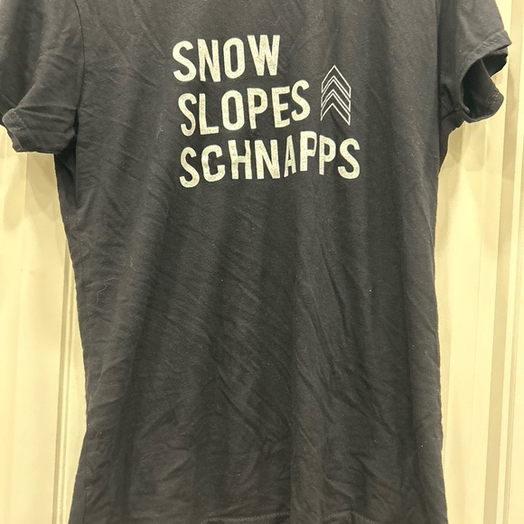 Tops | Snow Slopes Schnapps Ski Tee | Poshmark